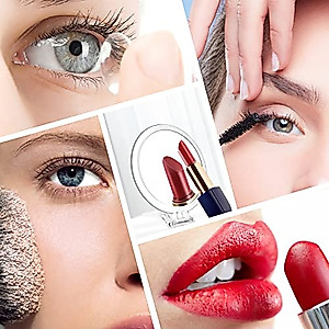 JMH 6Inch,20X Magnifying Mirror,Double-Sided Hand Held Mirror with 1X/20X Magnification,Foldable Makeup Mirror for Handheld/Stand,Use for Makeup Application,Tweezing,and Blackhead/Blemish Removal.