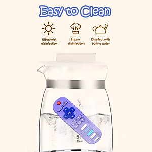 ERSIHUA 3Pcs Silicone Teething Toys, Remote Control Shape Teethers for Babies Remote Teething Toys, Silicone TV Remote Teether BPA Free/Dishwasher/Refrigerator Safe