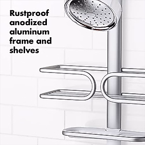 OXO Good Grips Compact Aluminum Shower Caddy