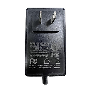 JOOFO AC to DC 24V 1.5A Power Supply Adapter Plug 5.5mm x 2.1mm(JOOFO Floor Lamp Original Adapter)