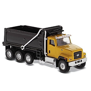 Cat Caterpillar CT681 Dump Truck Yellow and Black High Line Series 1/87 (HO) Scale Diecast Model by Diecast Masters 85514
