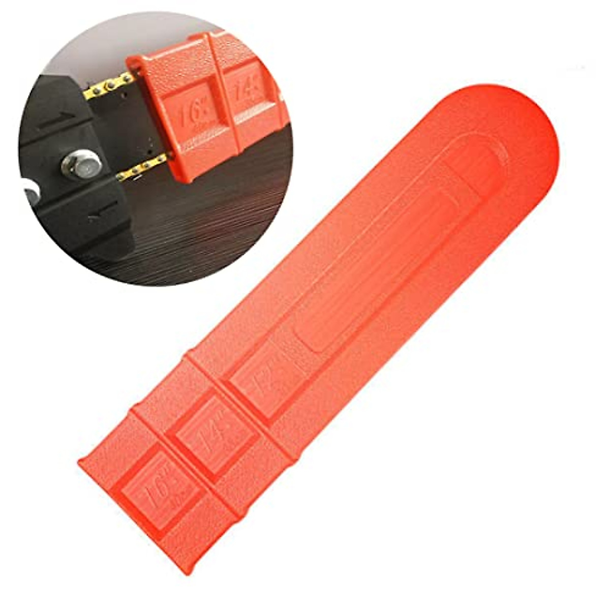 Eioflia Chainsaw Bar Blade Protective Cover Scabbard Universal Guide Plate Scabbard Cover for Garden Tools Scabbard Universal Guide Plate Plastic Chainsaw Bar Protective Cover