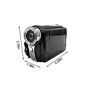 Onlyliua HD Digital Camera, 16Million Pixe-l, 16x Digital Zoom Camera, LCD Screen, Night Vision DV, Motion Detectio, USB Interface, Support SD Card