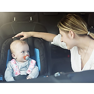 Baby Car Seat Belt Covers, Floral Stroller Seat Strap Covers, Car Seat Straps Shoulder Pads for Girls Boys, Mink Seat Belt Protectors for Car Seats/Pushchair, for Kids Newborn Infants Toddlers