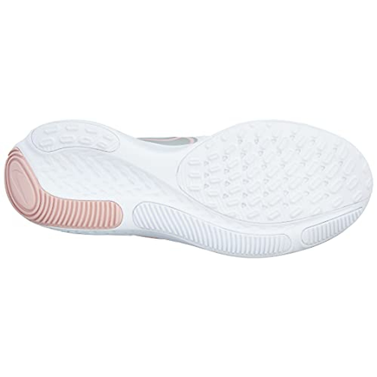 Nike Women's React Miler 2 Shoes, White/Pink, 10.5