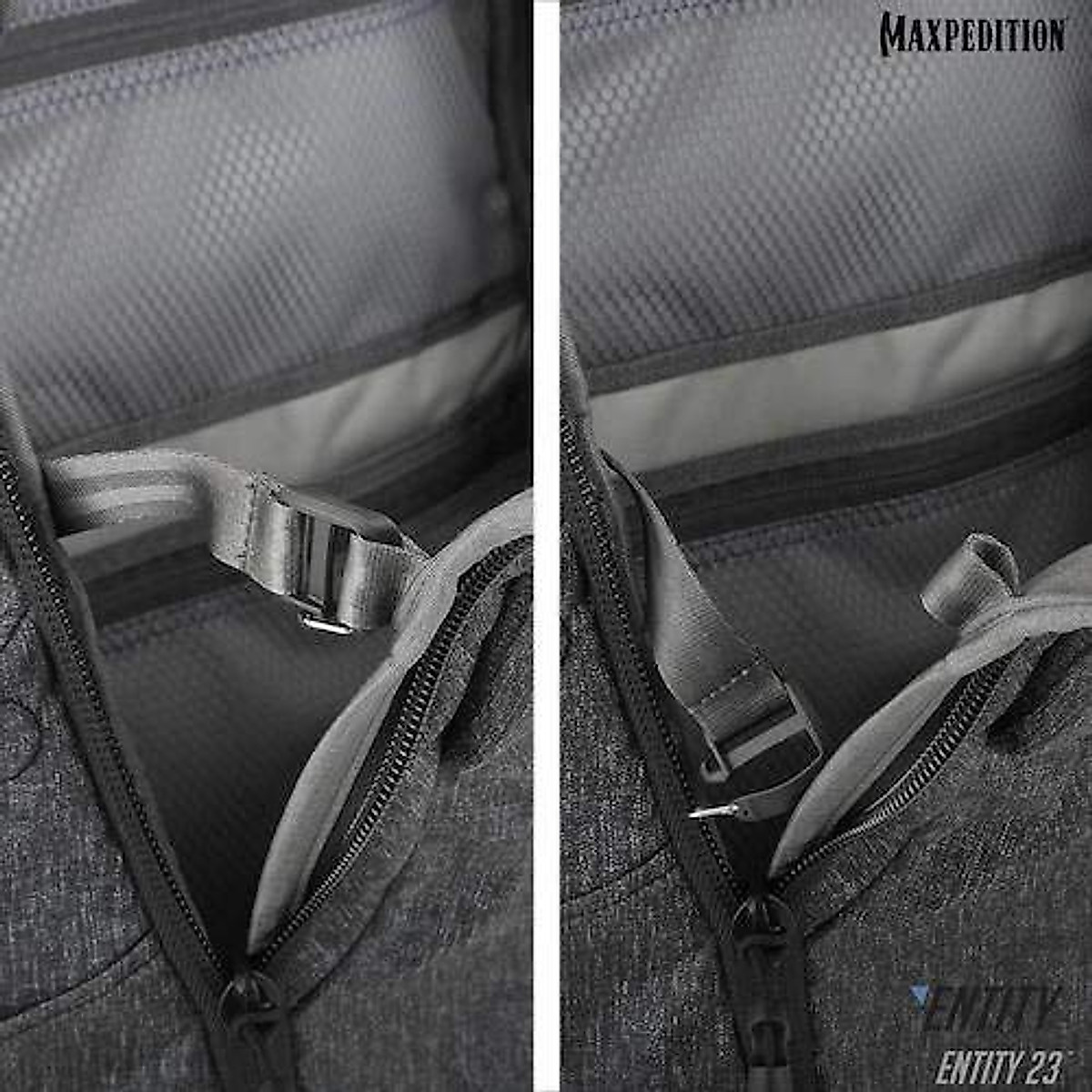 Maxpedition Entity 23 CCW-Enabled Laptop Backpack 23L (Charcoal)