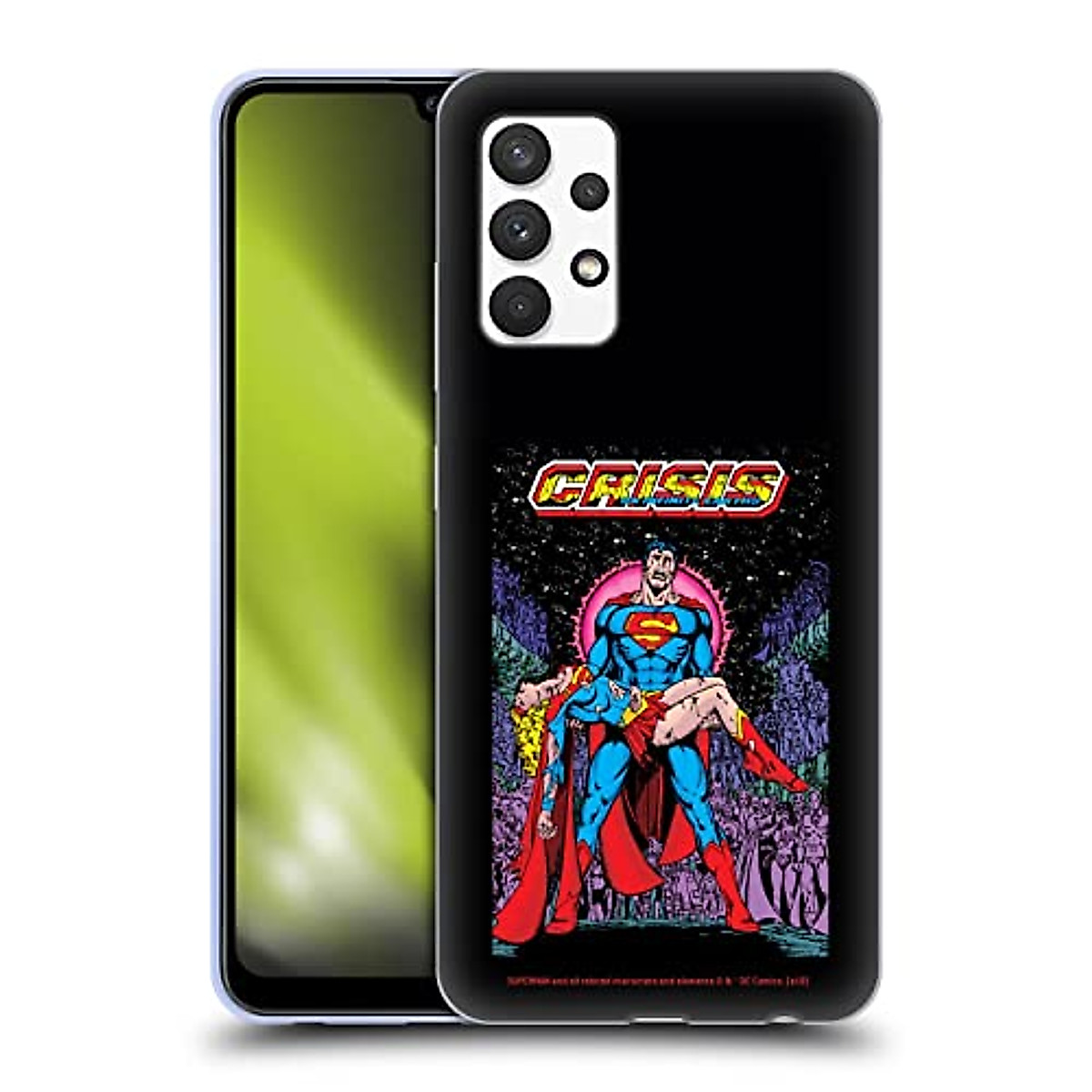 Head Case Designs Officially Licensed Superman DC Comics Supergirl Crisis on Infinite Earths Famous Comic Book Covers Soft Gel Case Compatible with Samsung Galaxy A32 (2021)