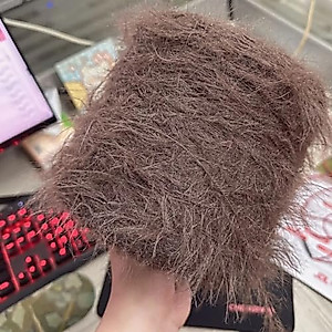 10CM Extra Long Imitation Mink Velvet Handmade DIY Bag Clothes 300 Grams Per Ball Cotton Yarn for Crochet (Color : 4)