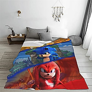Voqacvui Cartoon Blanket Personalized Print Throw Blanket Cozy Soft Blanket to Provide Warm, 40"X50"
