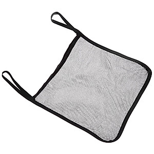 4Pcs Baby Stroller Bag,Oxford Hanging Mesh Stroller Bags Net Organizer 11.8"x12.5"(Black)