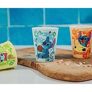 Disney Lilo & Stitch Tropical 2-Ounce Plastic Mini Cups | Set of 4