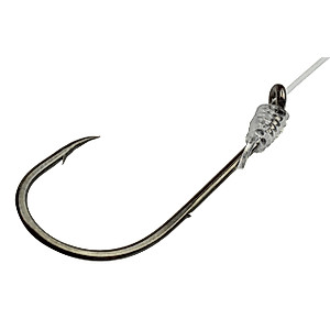 LAST CAST TACKLE 3/0 Baitholder Fishing Hook with 30" Leader - 10pcs
