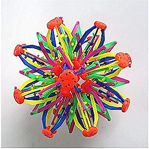 Expandable Breathing Ball Sphere Shrink Ball Toy, for Kids & Adults, Stress Reliever Fidget Toy for Yoga, Anxiety, Relaxation, ADHD, Autistic Children, Great Party Favor for Boys and Girls