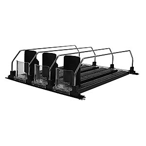 IEUDNS Self Pushing Can Drink Organizer Pusher Propeller Fittings Automatic Water Bottle Storage Glide Rack Holder for Refrigerator Vending Machine