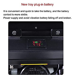 WTHOME Sack Toboggan Electric stairclimber, with Telescopic Handle, Stairs up/Down 300 kg Load Capacity, Maintenance-Free/brushless Motor - Hand Truck, S-Shaped Support arm