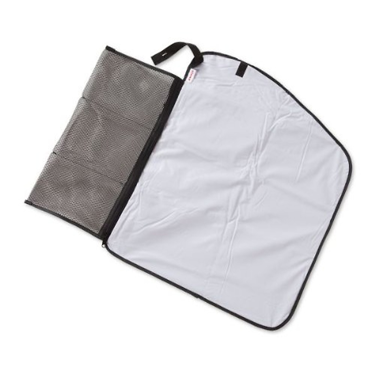 Diono Change 'n Go Baby Diaper Changing Mat, Portable, Lightweight Travel Diaper Station Kit With Waterproof Cushioned Pad, Black