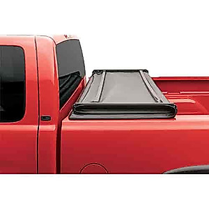 Lund Genesis Tri-Fold Soft Folding Truck Bed Tonneau Cover | 95093 | Fits 2007 - 2013 Chevy/GMC Silverado/Sierra 6' 7" Bed (78.7")