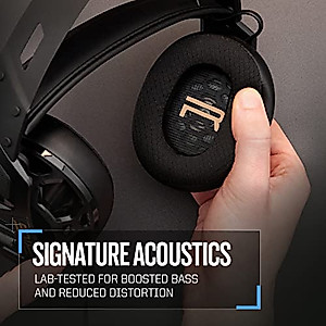 RIG 500 PRO HA Gen 2 Competition Grade PC Gaming Headset with Dolby Atmos 3D Surround Sound - 50mm Speaker Drivers - Flip-to-Mute Mic - Black/Copper