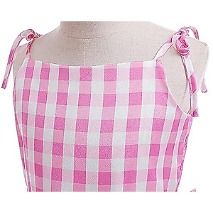 KVVFTT Girls Pink Costume Dress Movie Cosplay Costumes Kids Party Halloween Dress Up