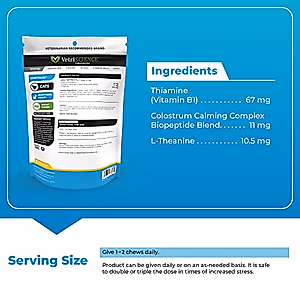 VetriScience Composure, Calming Formula for Cats, 30 Bite-Sized Chews