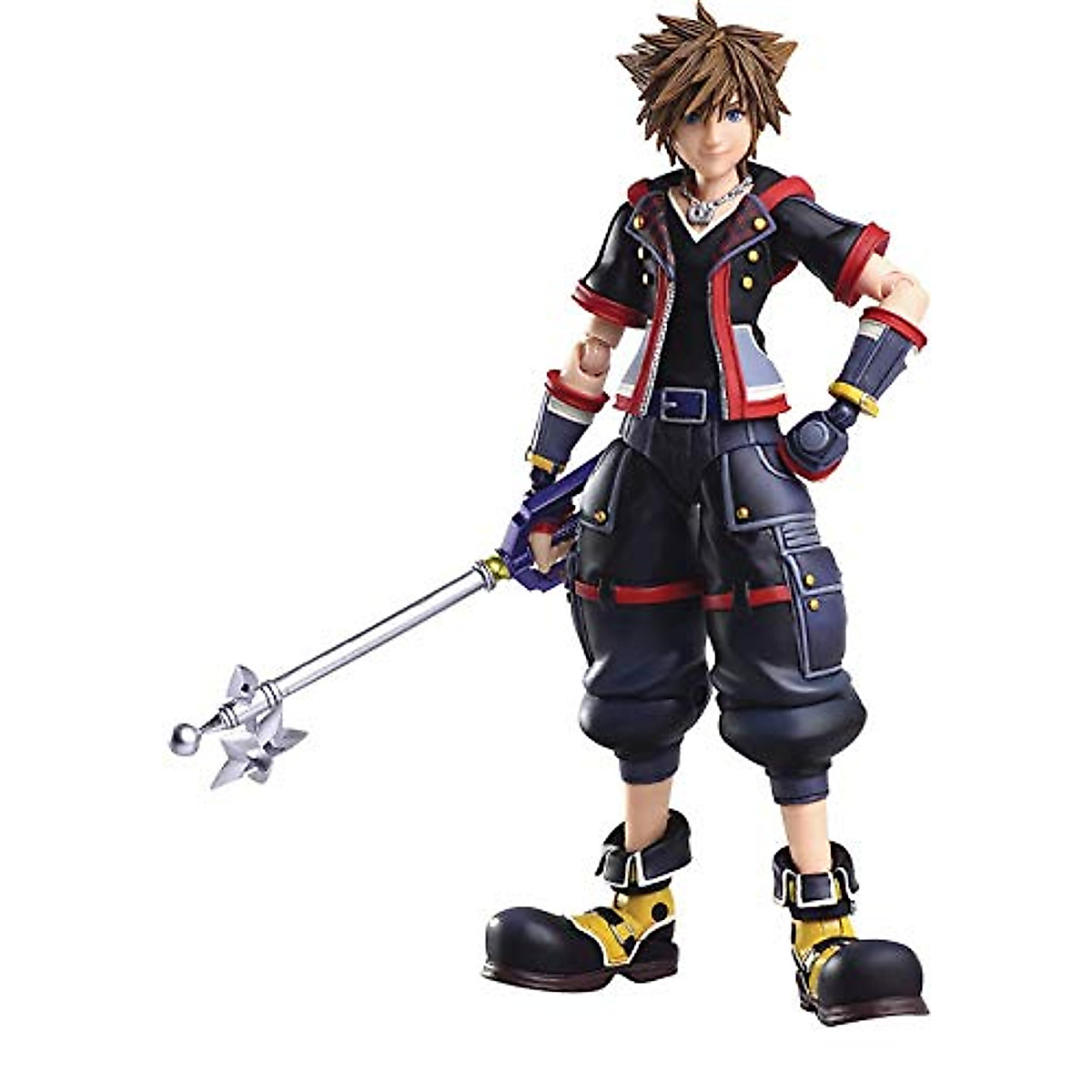 Square Enix Kingdom Hearts III: Sora (Version 2) Bring Arts Action Figure, Multicolor