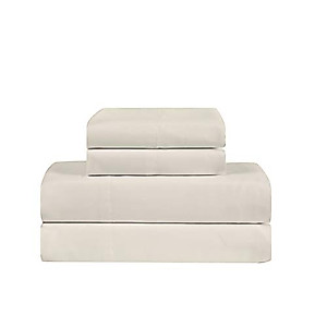 TRULY CALM HOME FOR HEALTH Antimicrobial Khaki Twin XL 3 Piece Sheet Set, Taupe (SS3829KHTX-4700)