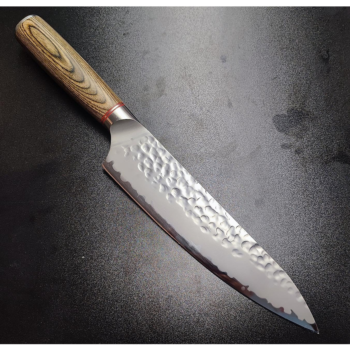 Kitory Meat Cleaver Heavy Duty Axes Shape Super heavy and thick Bone Breaker Professional Butcher’s Knife Traditional Forged Cleaver Kitchen Knife for Slicing Meat/Cutting Bone -K1