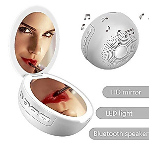 COTCLO Mirror with Light Makeup Mirror with Led Light for Makeup Led Makeup Mirror Light Storage Box/a