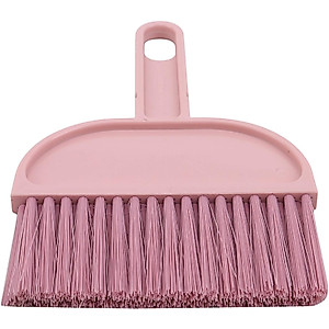 Plastic Mini Broom and Dustpan,Mini Cleaning Brush with Dustpan Set Desktop Cleaning Accessories,Pink with Dustpan Set,Plastic Mini Broom and Dustpan,Desktop Cleaning Set
