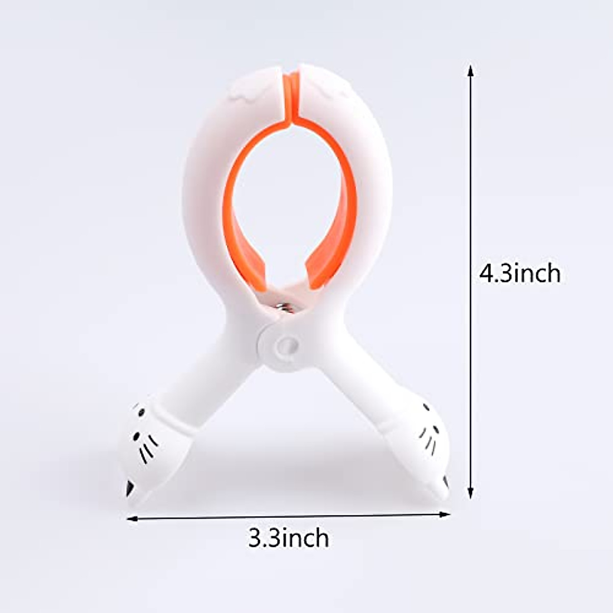 Beach Towel Clips for Beach Chairs Cruise,Set of 6,Cat Laundry Clips for Drying Clothes,Quilt,Blanket,Home Pool Chair (8PC)