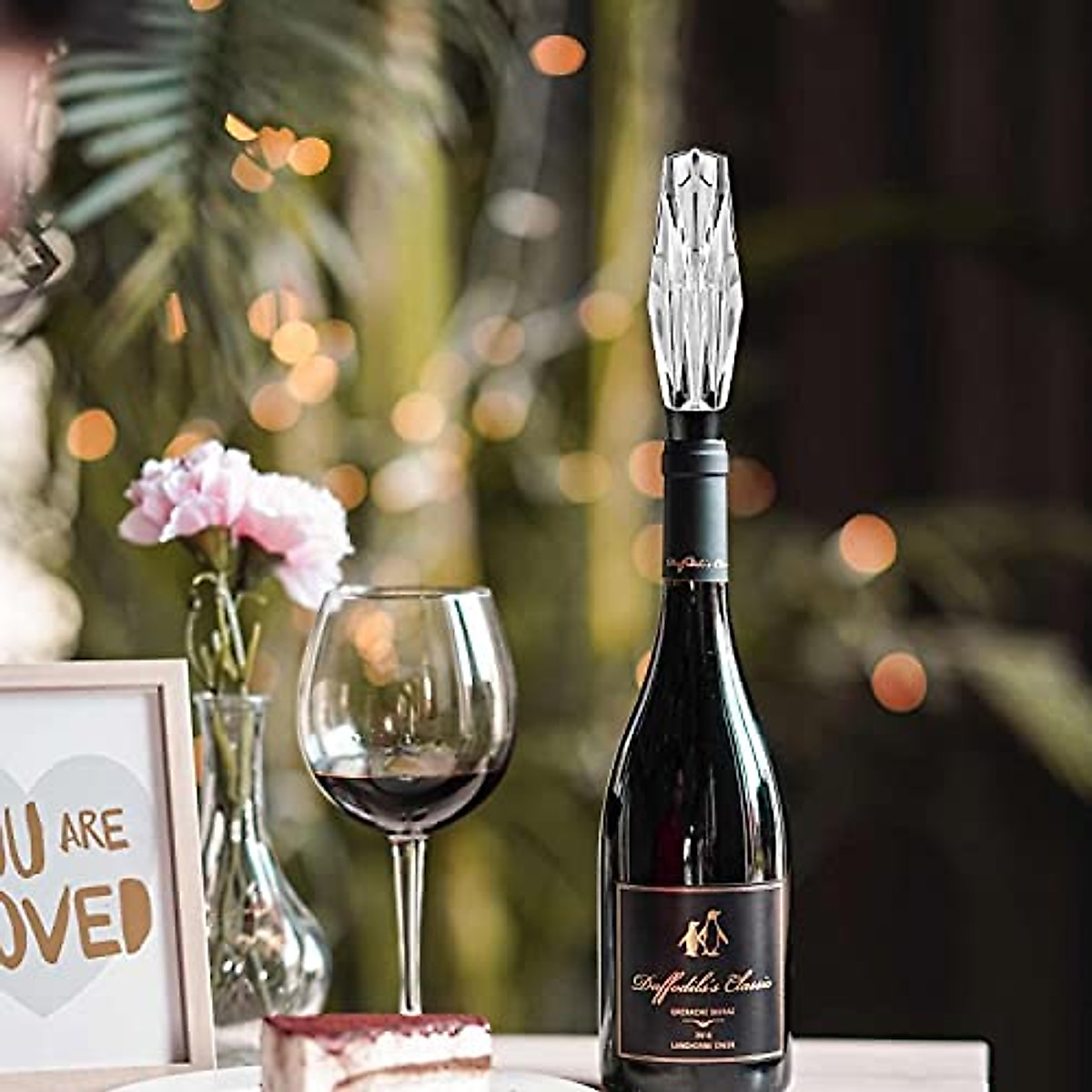 Wine Aerator Pourer - Gifts for Men Dad, Christmas Stocking Stuffers, Unique Gifts, Birthday Ideas for Wine Lover Boyfriend Husband Grandpa Presents