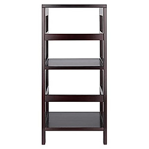 Winsome Leo model name 2 tier Shelving, Tall, Espresso