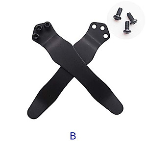 5Afashion 2 pcs Deep Carry Pocket Clips for Folding Knives,Kydex Waist Clip,Folding Knife Back Clips (B)