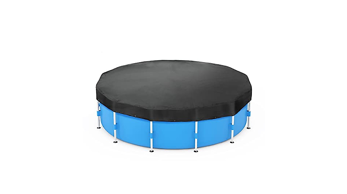 AUKAR Pool Covers for Above Ground Pools - 10 Feet Round Swimming Pool ...