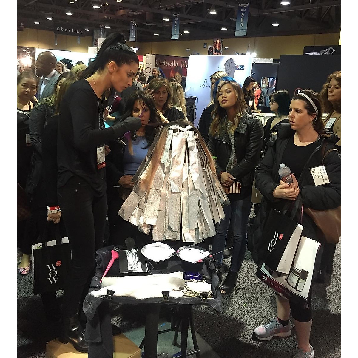 Framar 5x12 Star Struck Silver Embossed Pre Cut Aluminum Foil Sheets, Hair Foils For Highlighting - 500 Foil Sheets