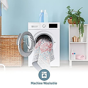 Rugshop Traditional Distressed Vintage Stain Resistant Flat Weave Eco Friendly Premium Recycled Machine Washable Area Rug 3'3"x5' Multi