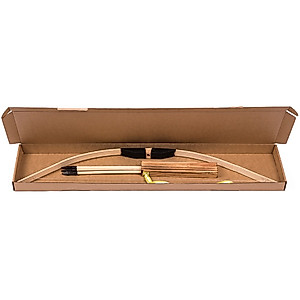 ICNBUYS Kids Bow Arrow and Wood Quiver Set 3 Safe Arrows Traditional Handmade Bamboo Kids Toy Gifts