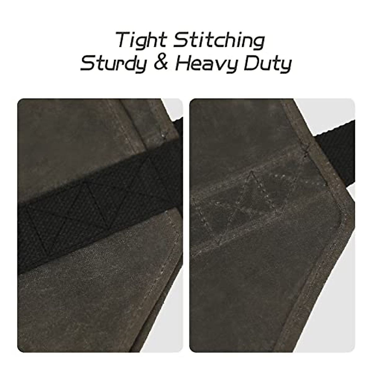 Elezay Log Carrier Waxed Canvas Bag Wood Holders Fireplace Stove Accessories