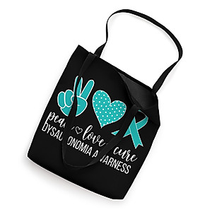 Peace Dysautonomia Awareness Month Dysautonomia Warrior Tote Bag