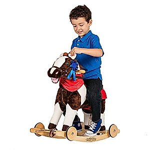 Rockin' Rider Admiral 2-in-1 Horse Brown Large