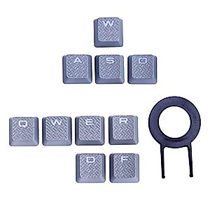Grey Performance keycaps FPS Backlit Key Caps Compatible for Cherry MX Low Profile Key/Switch Corsair Gaming Keyboards