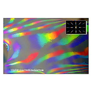 13,500 Lines/inch Diffraction Grating Sheet - Double Axis [5 Feet x 6 Inch Roll]