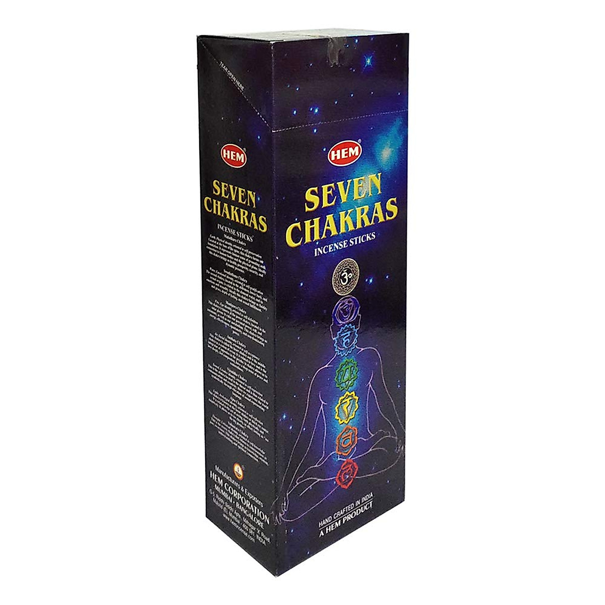 7 Chakra Incense Sticks and Incense Stick Holder Bundle Insence Insense Hem Incense Sticks