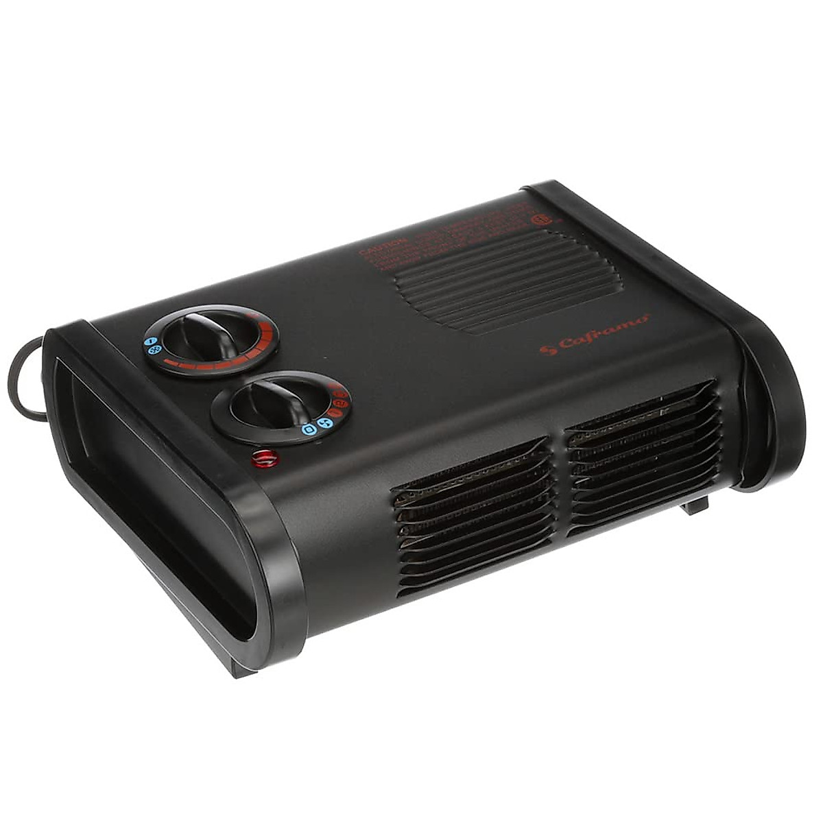 Caframo True North Heater. Low Profile, Quiet, Powerful Heater for Work and Home. Black, 11.25" x 8" x 5" (9206CABBX)