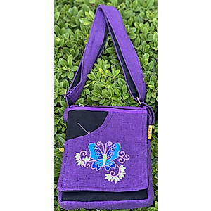 Unique Design Boho crossbody bag Hippie Bag Hiking Bag Festival Bag Travel Bag Passport Bag100% Cotton|100 VEGAN| FAIR TRADE | Handmade with Love.