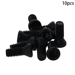 Utoolmart M3.5 x 10mm 12.9 Carbon Steel Torx Head Socket Head Cap Screws Bolt Black 10Pcs