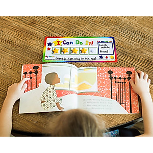 Kenson Kids “I Can Do It!” Token Board. Colorful Magnetic Rewards Chart with Positive-Reinforcement Stars and Customizable Goal Box. Great for Ages 3-10. Measures 5-Inches by 11-Inches