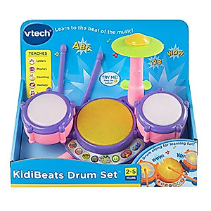 VTech KidiBeats Drum Set, Pink