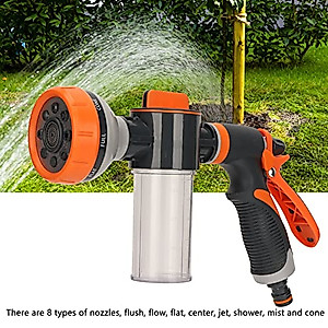 Garden Moss Sprayer Concentrated water pressure multifunctional water spray nozzle is widely used for pet bathing Rear Trigger