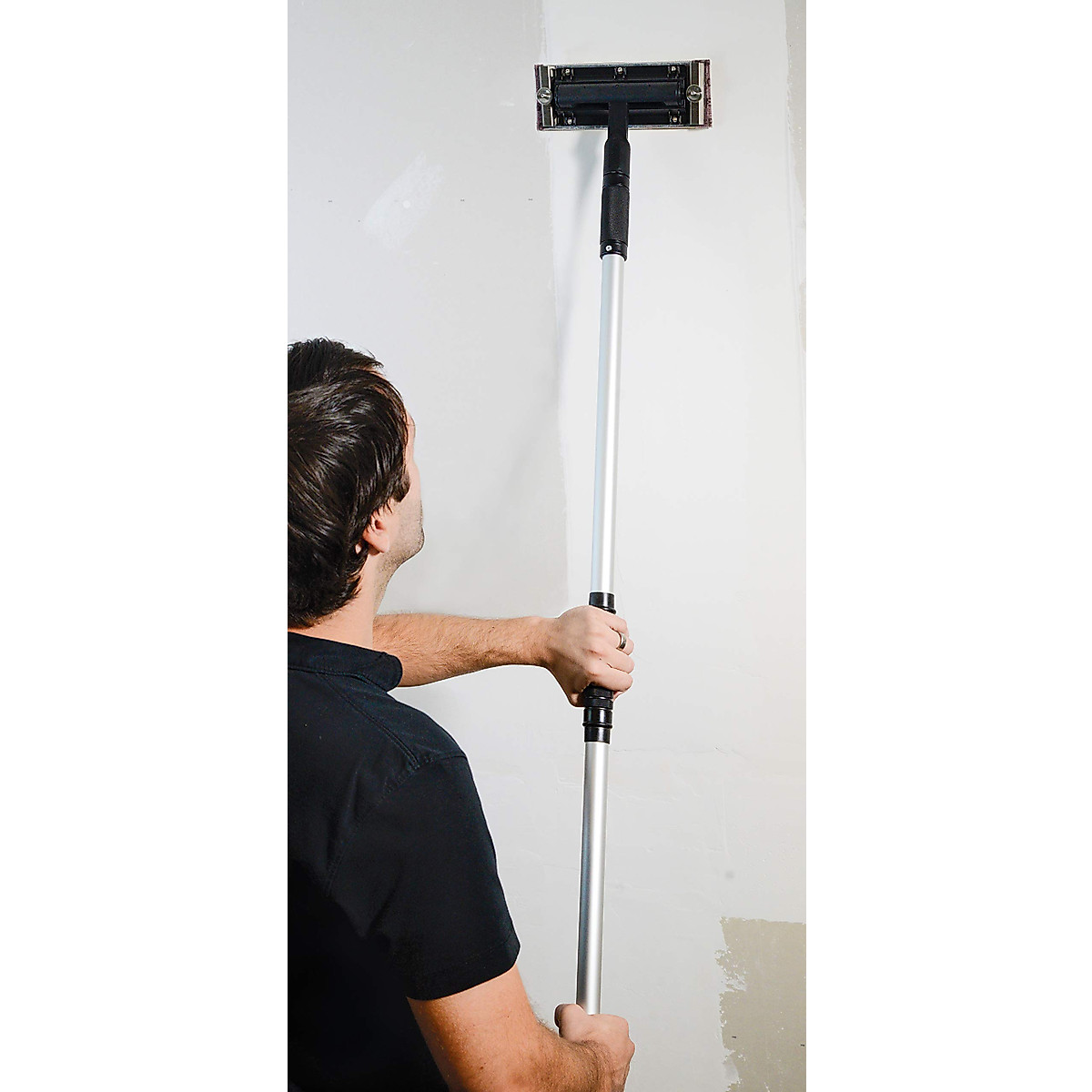 HYDE 09180 Dust-Free Vacuum Sander, Professional Pole Sander & HYDE 9160 Dust-Free Sponge Sander, 1-(Pack)